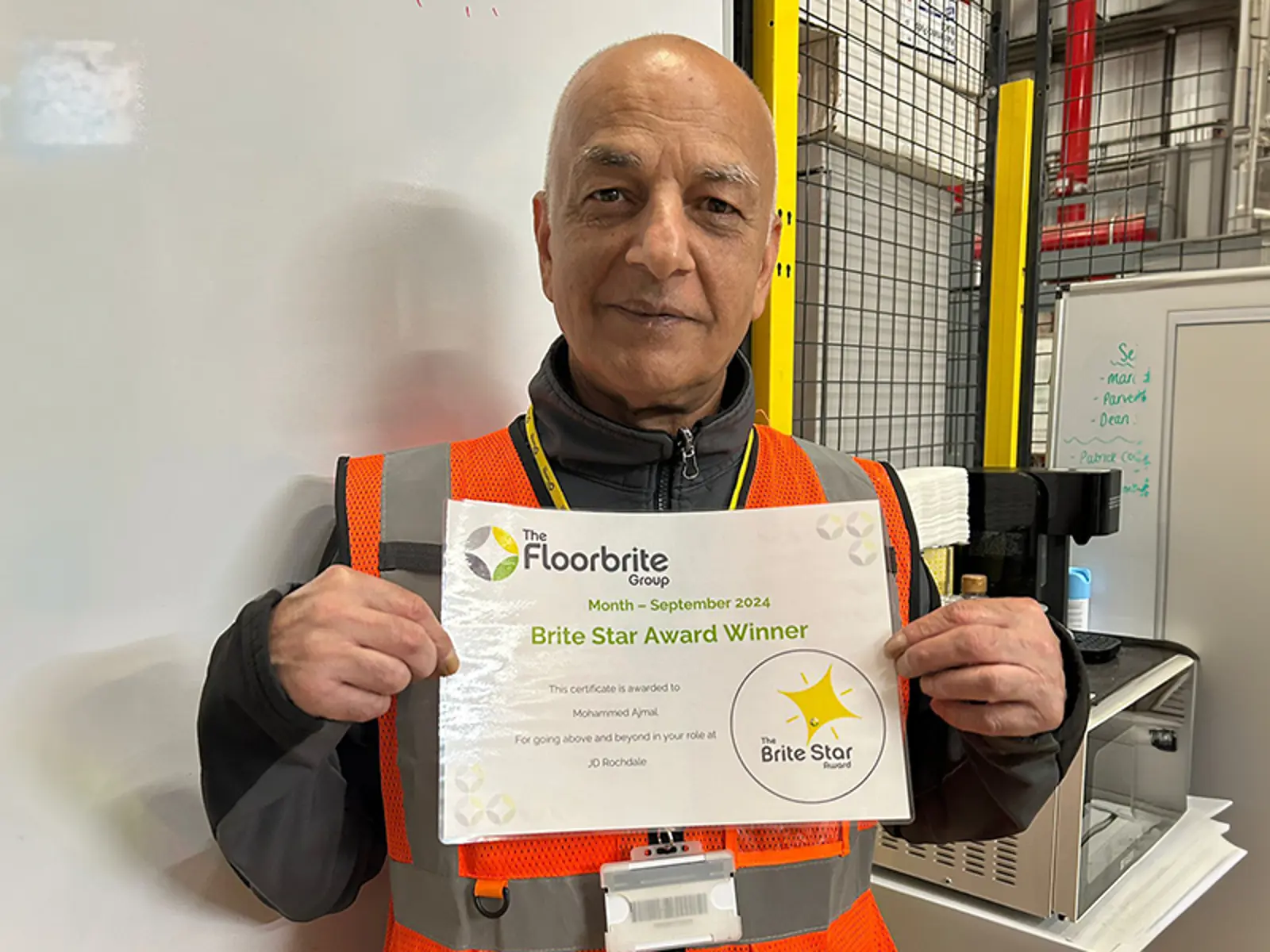 Brite Star Award Winner September 2024 (1) | The Floorbrite Group