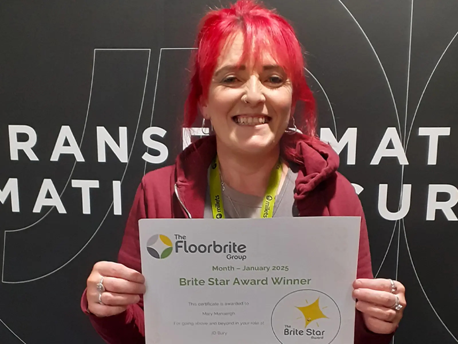 Brite Star Award Winner January 2025 | The Floorbrite Group