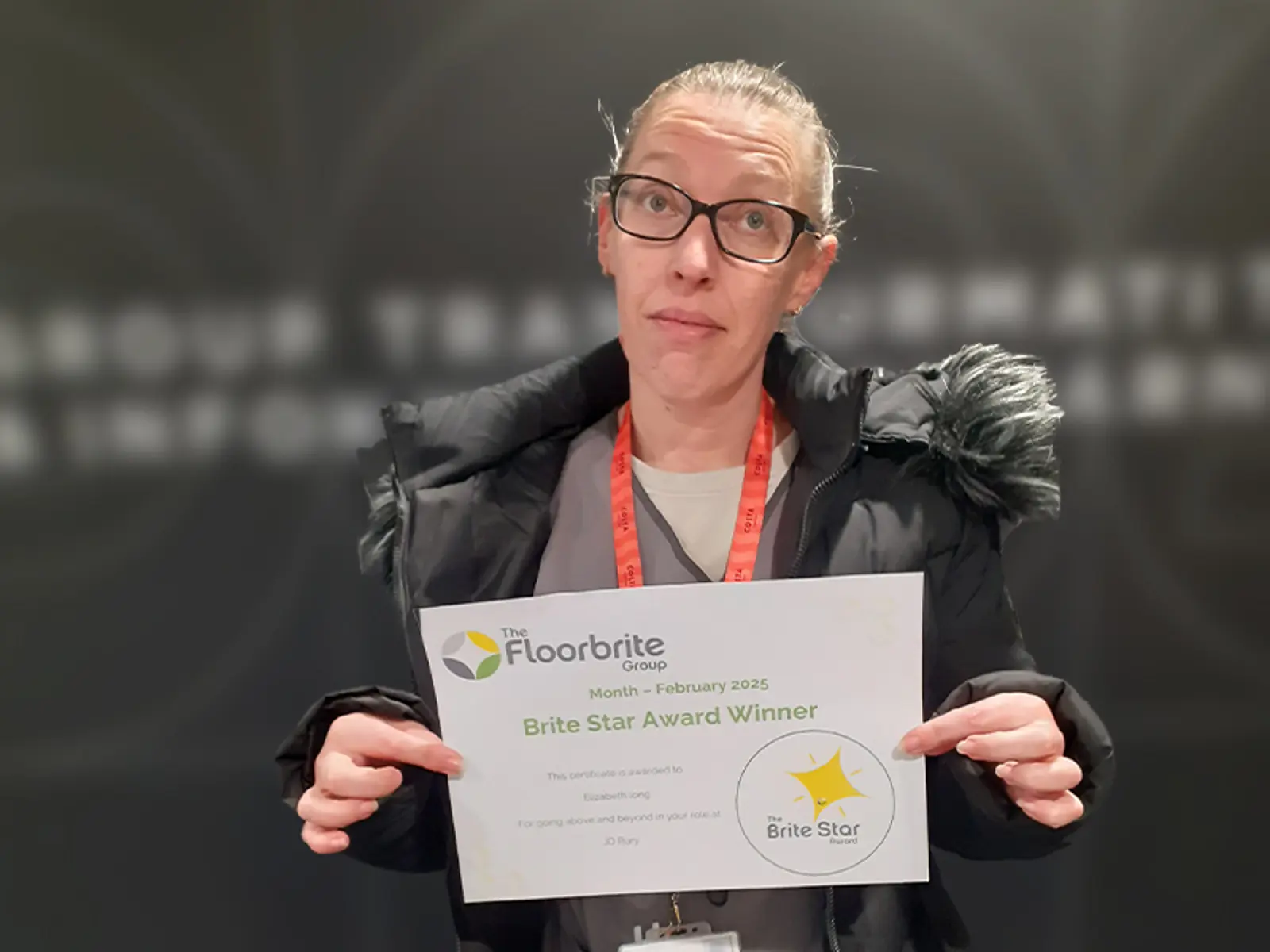 Brite Star Award Winner February 2025 | The Floorbrite Group